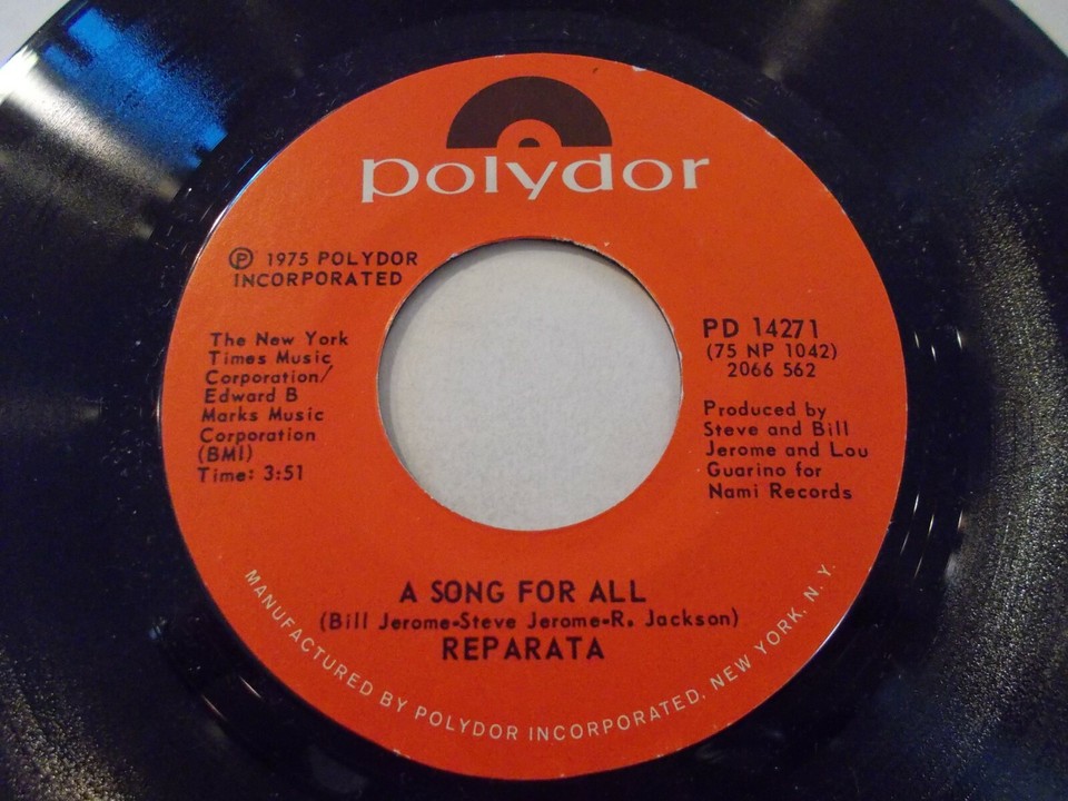 Reparata Shoes / A Song For All 45 1975 Polydor Vinyl Record | eBay