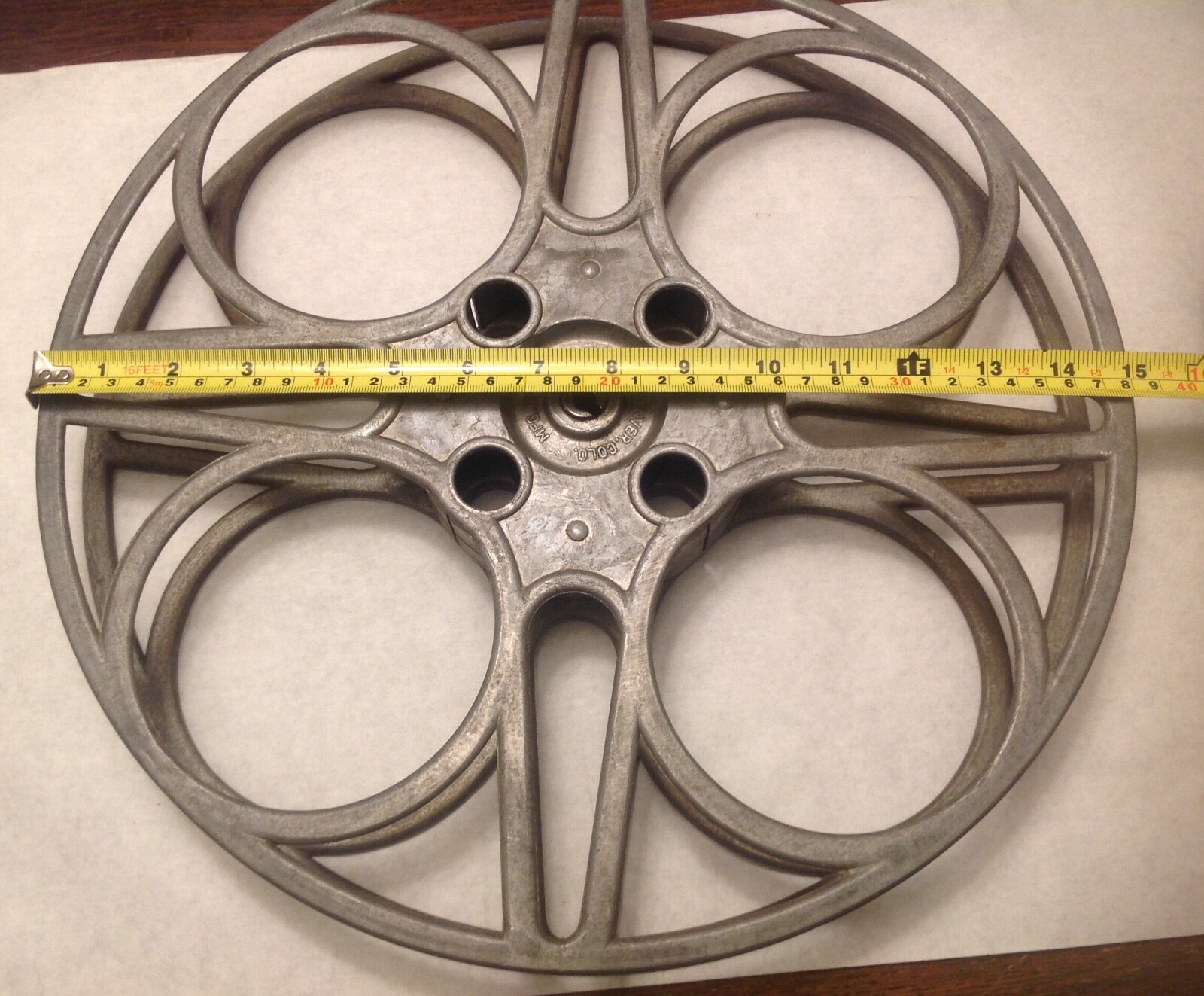 Vintage Goldberg Brothers 35mm Movie Projector Film Reel. 4 Hole. Cast ...