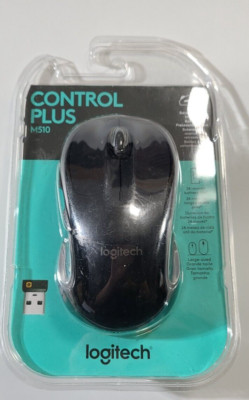Logitech Control Plus M510 (910-001822) Wireless Mouse, Black ...
