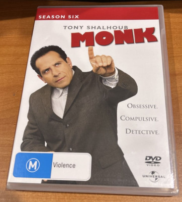 Monk : Season 6 (2008 : 4 Disc DVD Set) Very Good Condition Region 4 | eBay