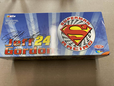 1999 NASCAR Jeff Gordon Superman 1:24 Scale Stock Car Limited Edition ...
