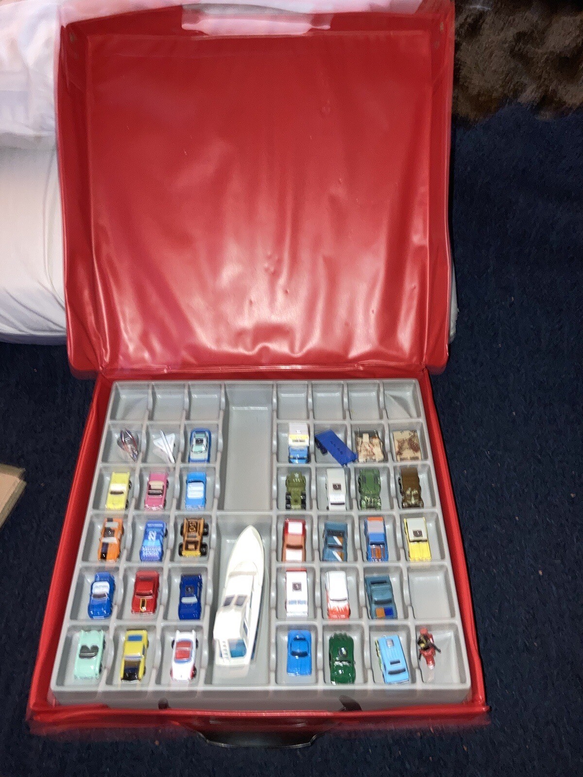 Micro Mini's case with 36 micro Machines Cars, Trucks, Planes and ...