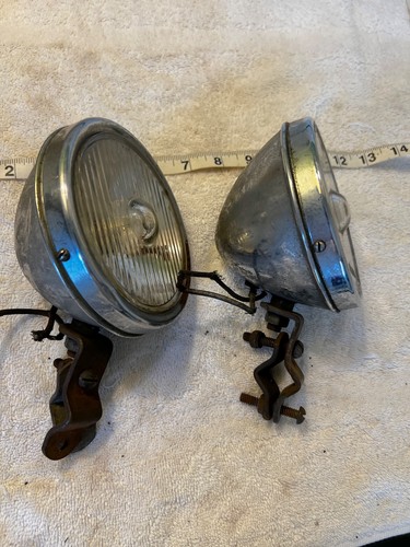 Vintage McKeelite 5" Spot Lights Harley Indian Flathead Knucklehead | eBay