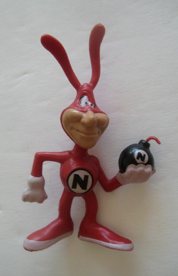 Noid with Bomb Domino’s Pizza Famous Advertising 1987 “Avoid the Noid ...