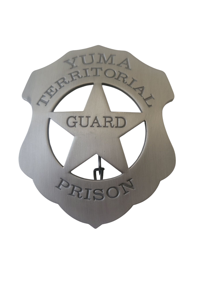 Western Badge Old West Prison Guard Badge Pin Gift Set Alcatraz Yuma ...
