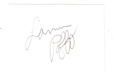 Lanny Poffo Cut Signature! Signed! Leaping! The Genius! WWF! WCW! NWA ...