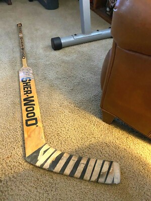 Eldon Pokey Reddick Winnipeg Jets Signed Sherwood Game Used GOALIE ...