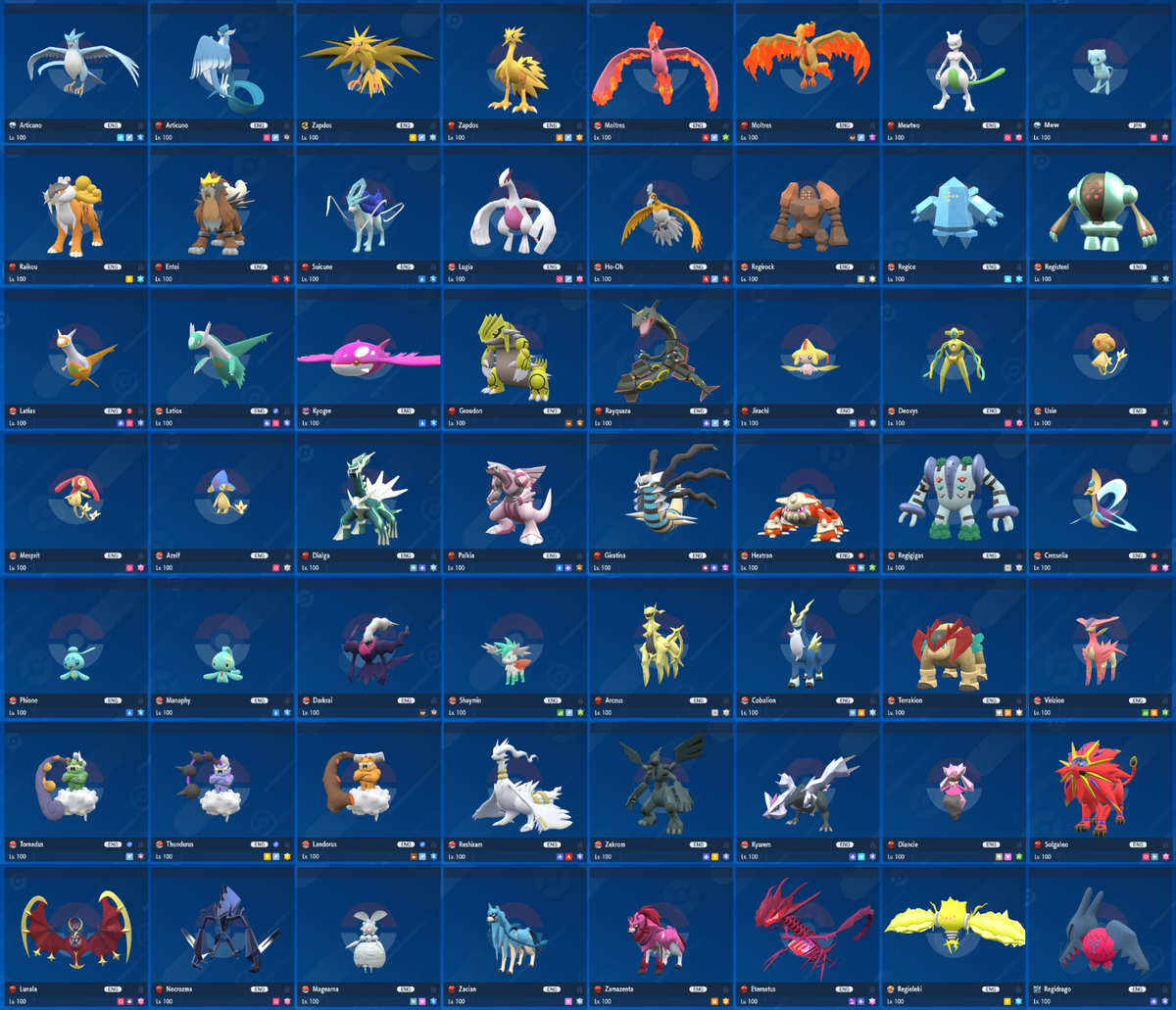 Legendary Pokemon List Pokémon Scarlet And Violet Starters Get New