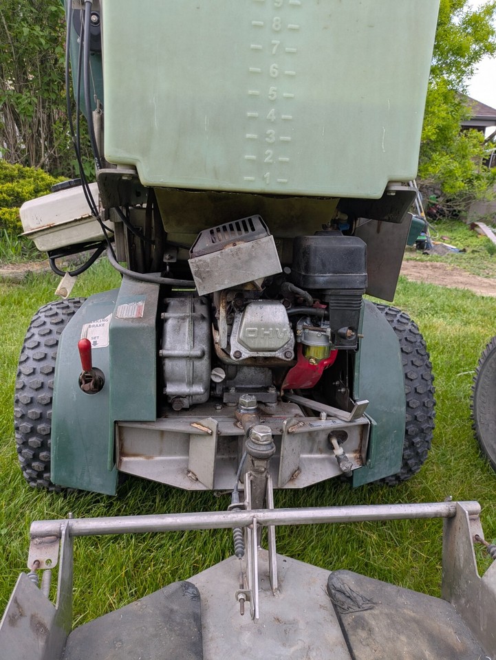 Permagreen ride on Gas fertilizer spreader / sprayer 2 units | eBay