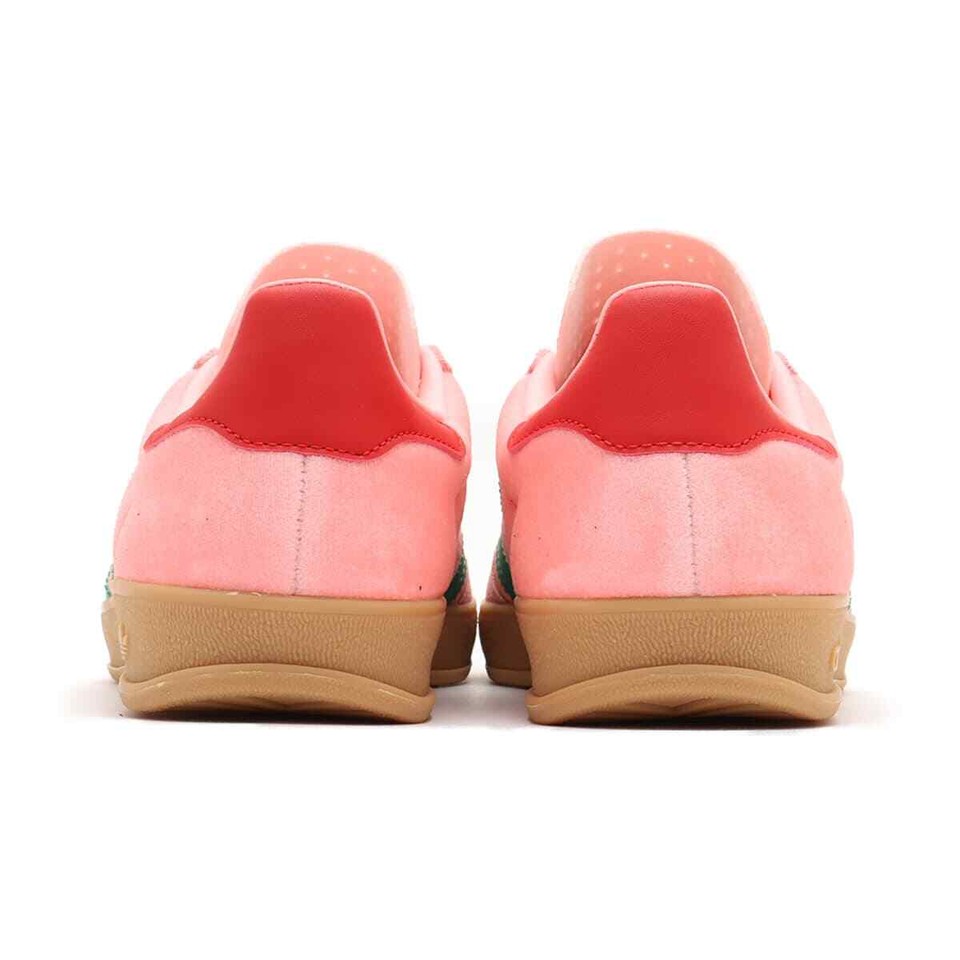 JI2713 adidas Originals Gazelle Indoor Court Green Glow Pink Gum (Women ...