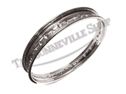 NORTON COMMANDO CHROME DISC BRAKE FRONT RIM WM2 X 19" 40 SPOKE CWC PN ...