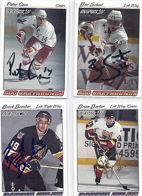 1996 Slapshot #365 Peter Cava Soo Greyhounds Autographed Card Signed | eBay