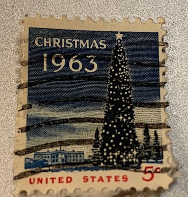Christmas Tree 1963 5 Cent U.S. Postage Stamp. Deal! | eBay
