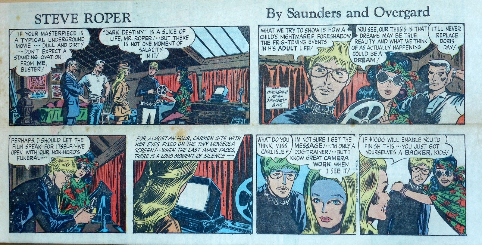 Steve Roper & Mike Nomad by Overgard - Sunday color comic page - August ...