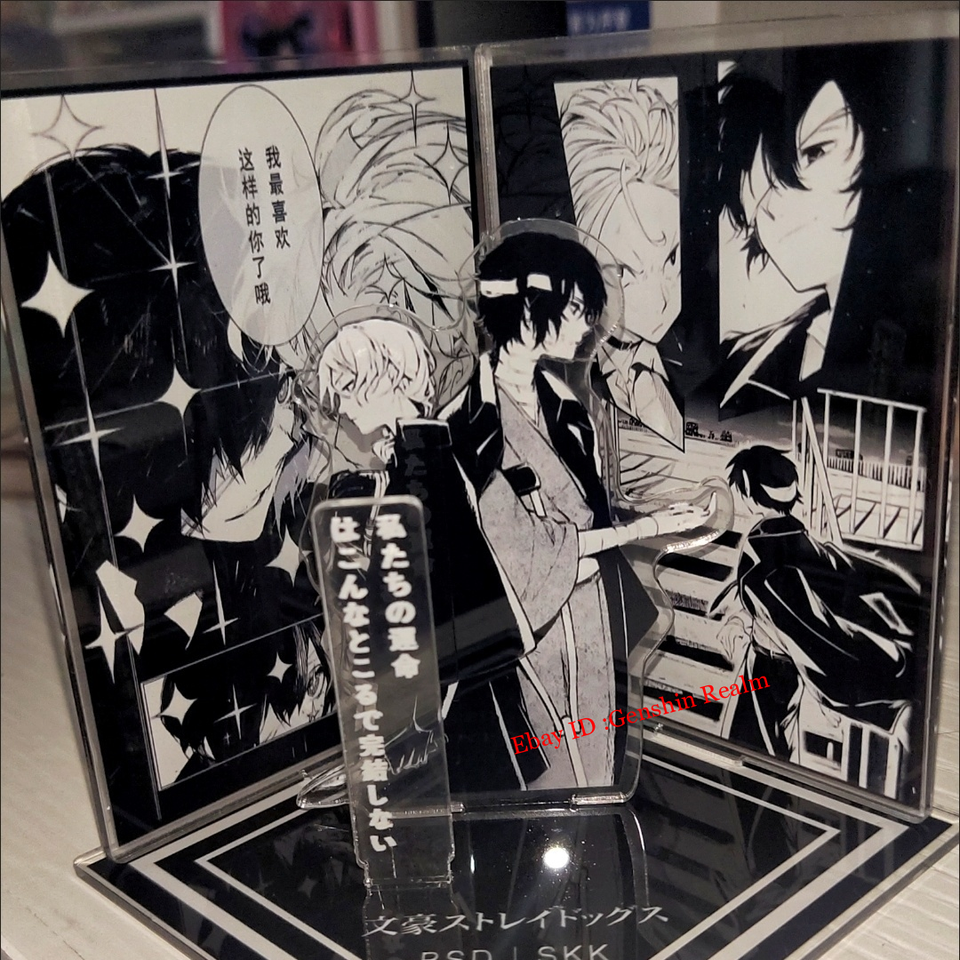 Anime Bungo Stray Dogs Dazai Osamu Scene Acrylic Desktop Stand Figure ...