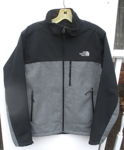 THE NORTH FACE MENS APEX BIONIC SOFT SHELL JACKET- C757- GREY HEATHER ...