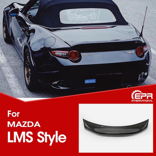 For Mazda MX5 Miata ND RF LMS Style Carbon Fiber Rear Duckbill Spoiler ...