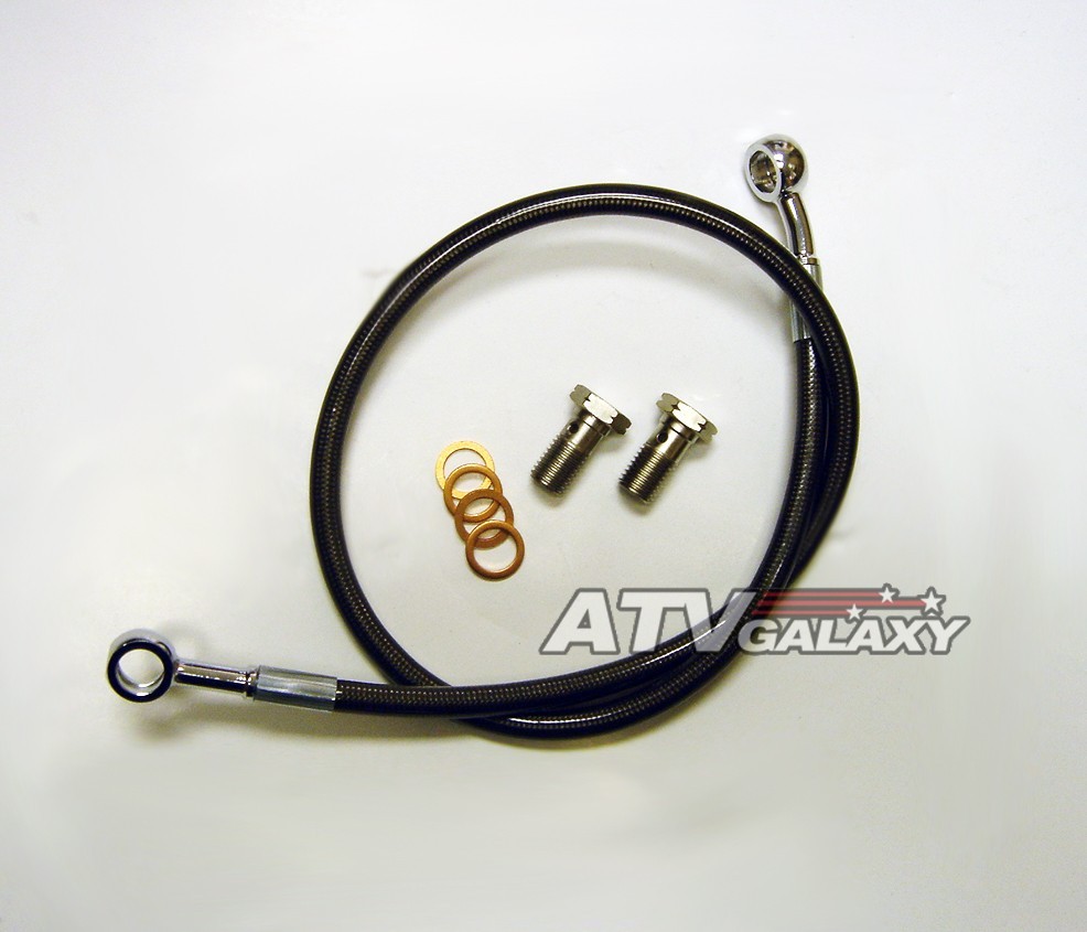 STREAMLINE REAR BRAKE LINES LINE KIT ATV SMOKE KAWASAKI KFX400 KFX 400 ...