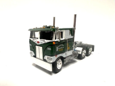 DCP 1/64 SCALE PETERBILT 352 CABOVER, GREEN & WHITE, SILVER FRAME | eBay