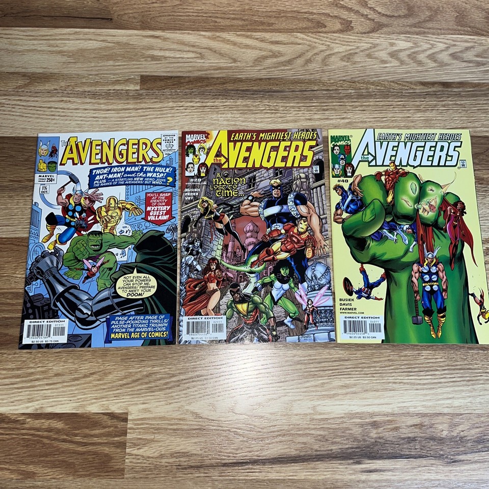 Marvel The Avengers Comics Mix Lot Of 34 | eBay