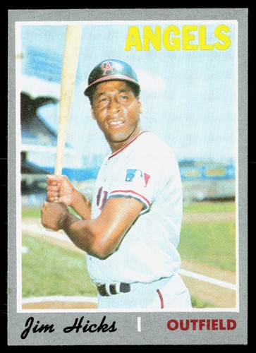 Jim Hicks 1970 Topps #173 EX No Crease | eBay