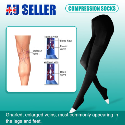 Medical Compression Pantyhose Nurses Hose Support Stockings Varicose ...