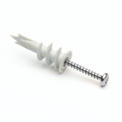 20 X Redi Driva Plugs Cavity Wall Anchors Nylon 32mm + 4.0 X 40mm ...