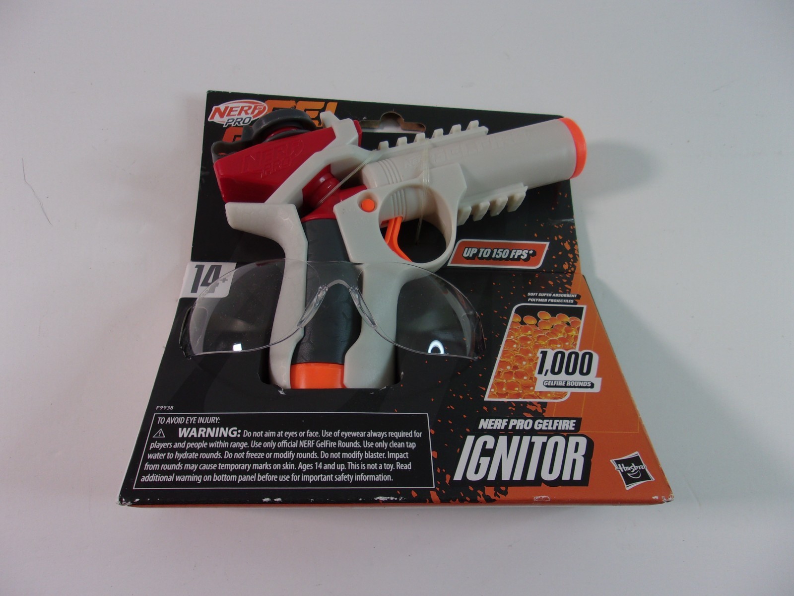 Nerf Pro Gel Fire Ignitor Blaster Shooter 150 FPS - Includes 1,000 ...
