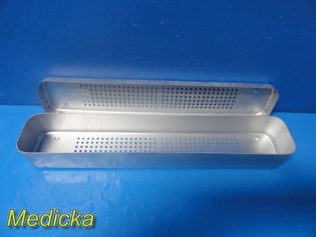 V. Mueller Perforated Instrument Storage Container (16x3x2.25) W/ Lid ...