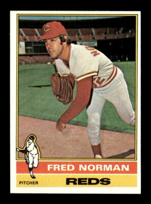 1976 Topps #609 Fred Norman Cincinnati Reds NM Baseball Card *G982 | eBay