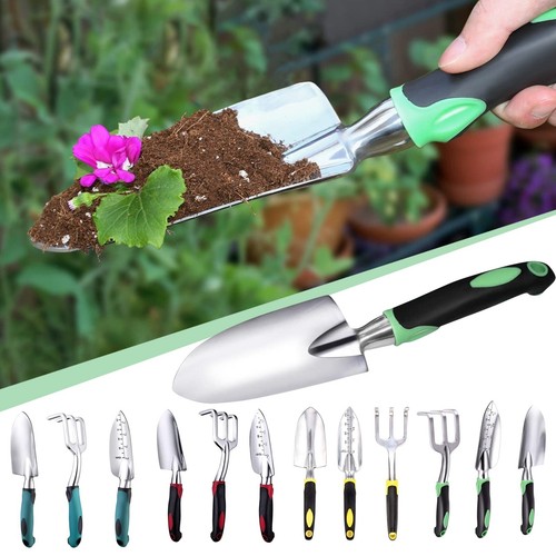3PCS Gardening Hand Tool Set Cultivator Fork Trowel Kit Garden Farming ...