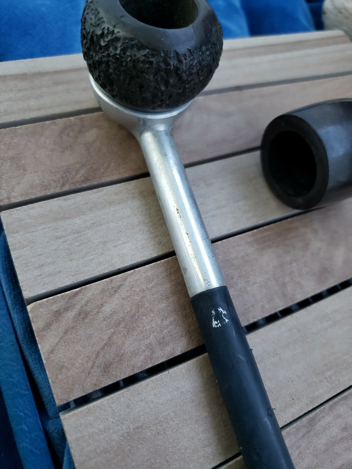 NEVER SMOKED Steampunk ALCO UNIVERSAL Changeable 2 Bowls England Pipe ...