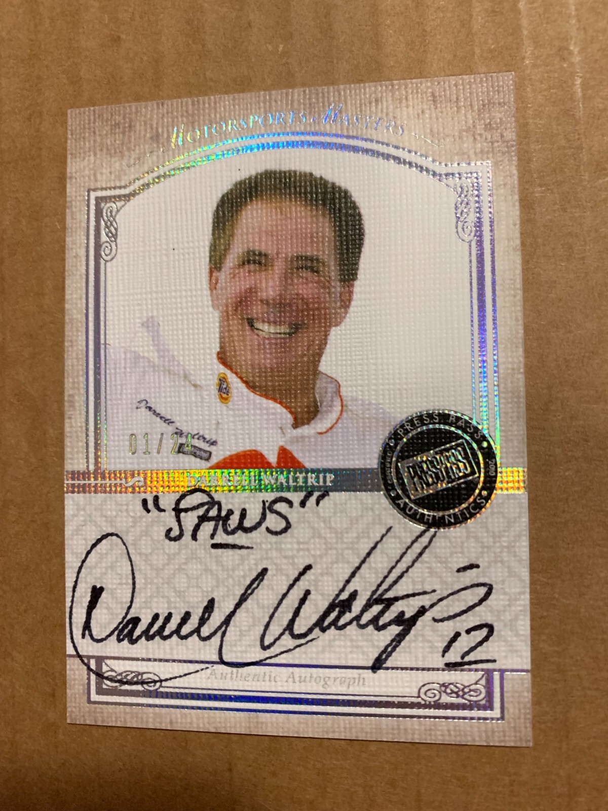 2010 DARRELL WALTRIP LEGENDS MOTORSPORTS MASTERS AUTOGRAPH 01/24 | eBay