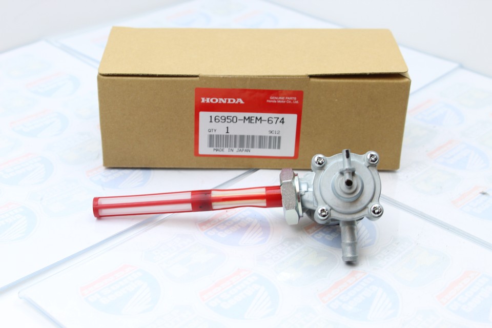 OEM HONDA GAS TANK FUEL PETCOCK 16950-MEM-674 | eBay