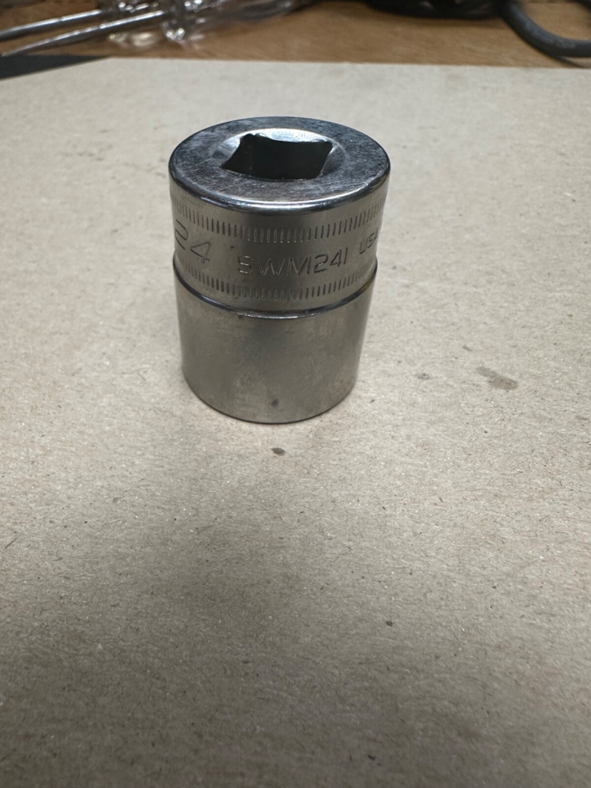 SNAP ON SWM241 1/2" Drive 12-Point Metric 24mm Flank Drive® Shallow ...