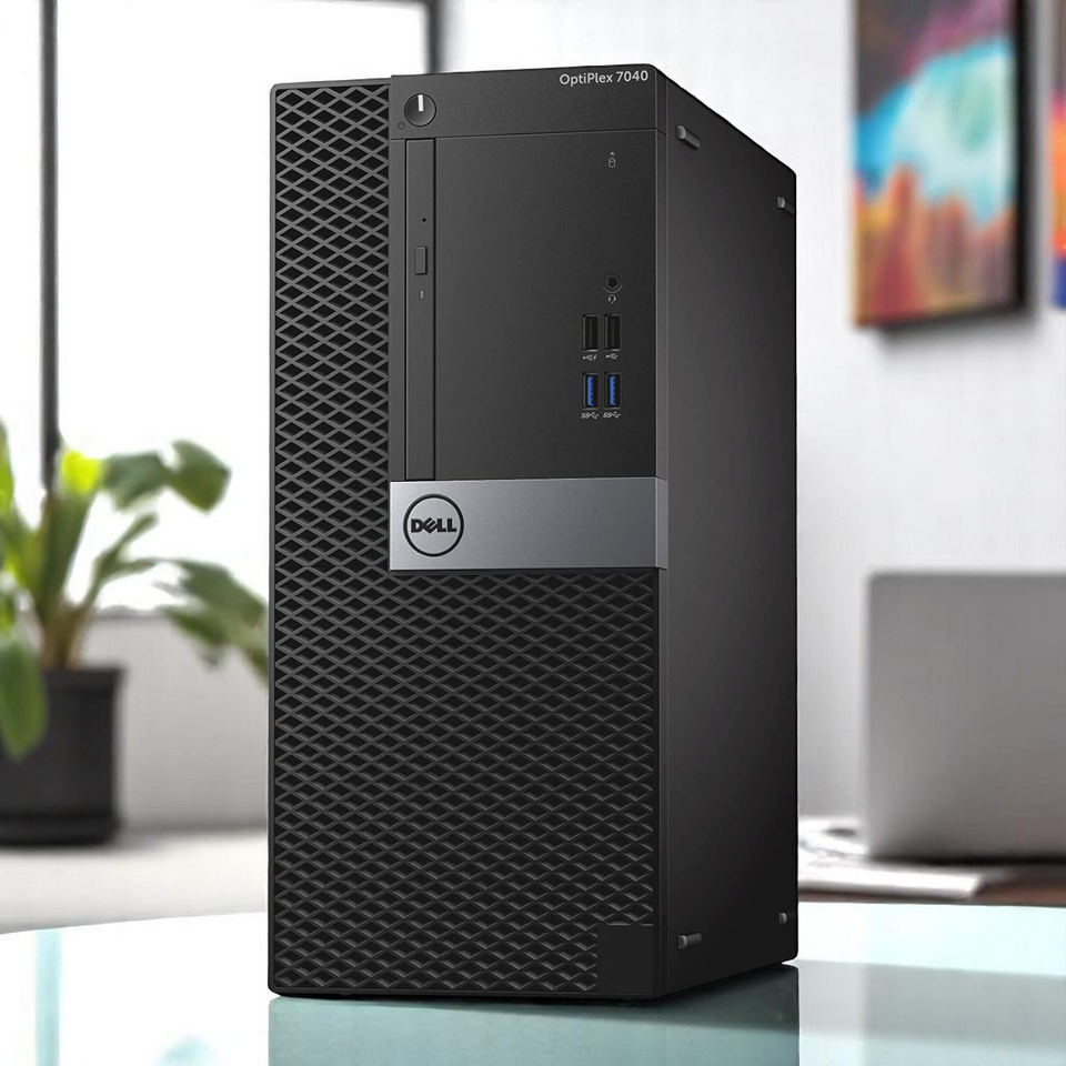 Dell Desktop Core i7 16GB RAM 256GB SSD Windows 10 Pro WiFi Mini Tower ...