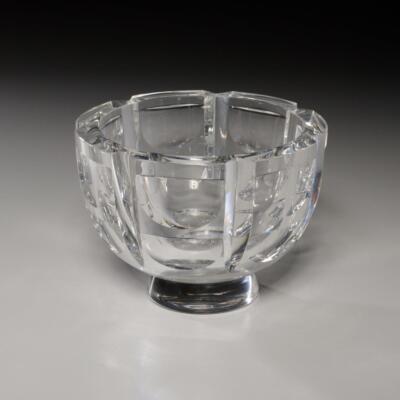 Orrefors Thousand Windows Cut Crystal Bowl, Simon Gates Design, 3.5"h ...