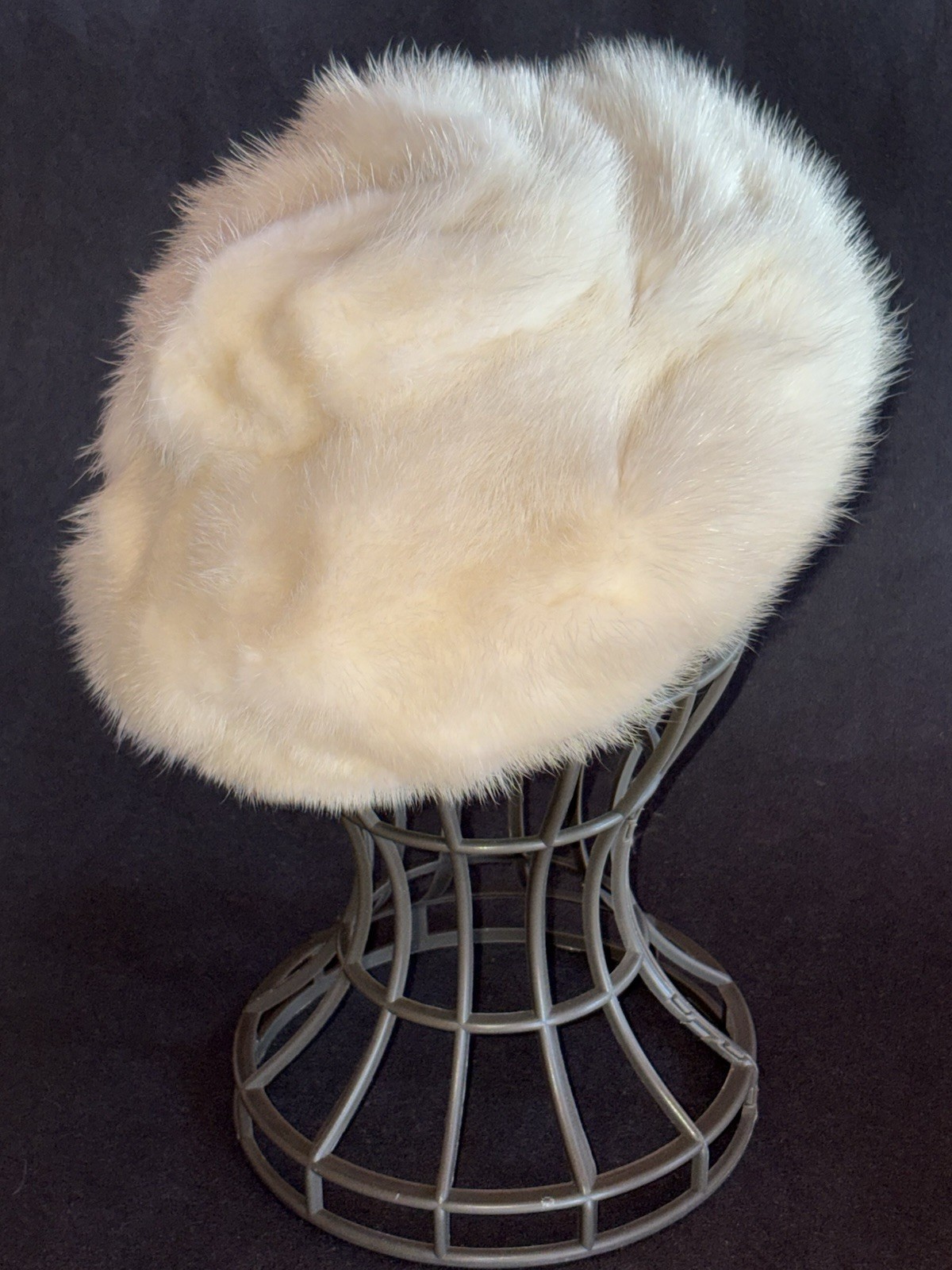 Vintage 1950s–60s White Mink By Jo-Mil Real Fur - Gem