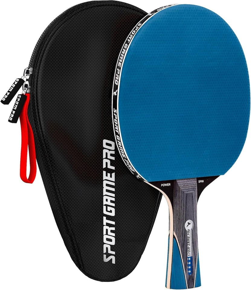 Professional Table Tennis Racket Set with Advanced Spin – Free Carry ...