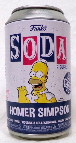 Figurine En Vinyle Funko Soda Les Simpsons Homer Simpson 1/12 500 Avec ...