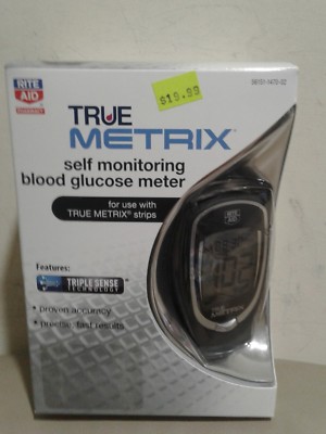 New RITE AID TRUE METRIX SELF MONITORING BLOOD GLUCOSE METER exp 2021 ...