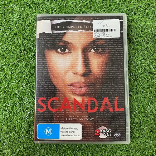 SCANDAL : Complete Season 1 - DVD ( Region 4 ) | eBay