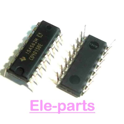 10 PCS CD4015BE DIP-16 CD4015 CMOS Dual 4-Stage Static Shift Register ...