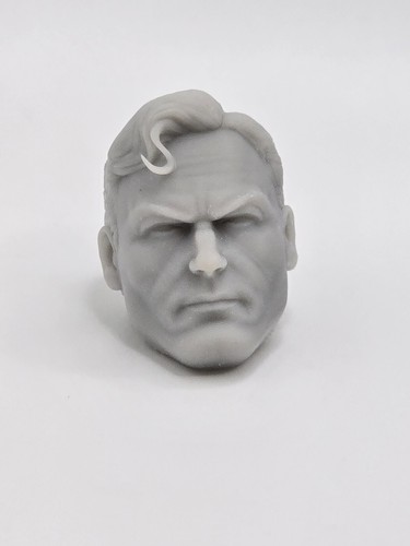 3d Print SUPER HERO MAN ALEX ROSS Head 1:10 7" LEGENDS DC MULTIVERSE ...