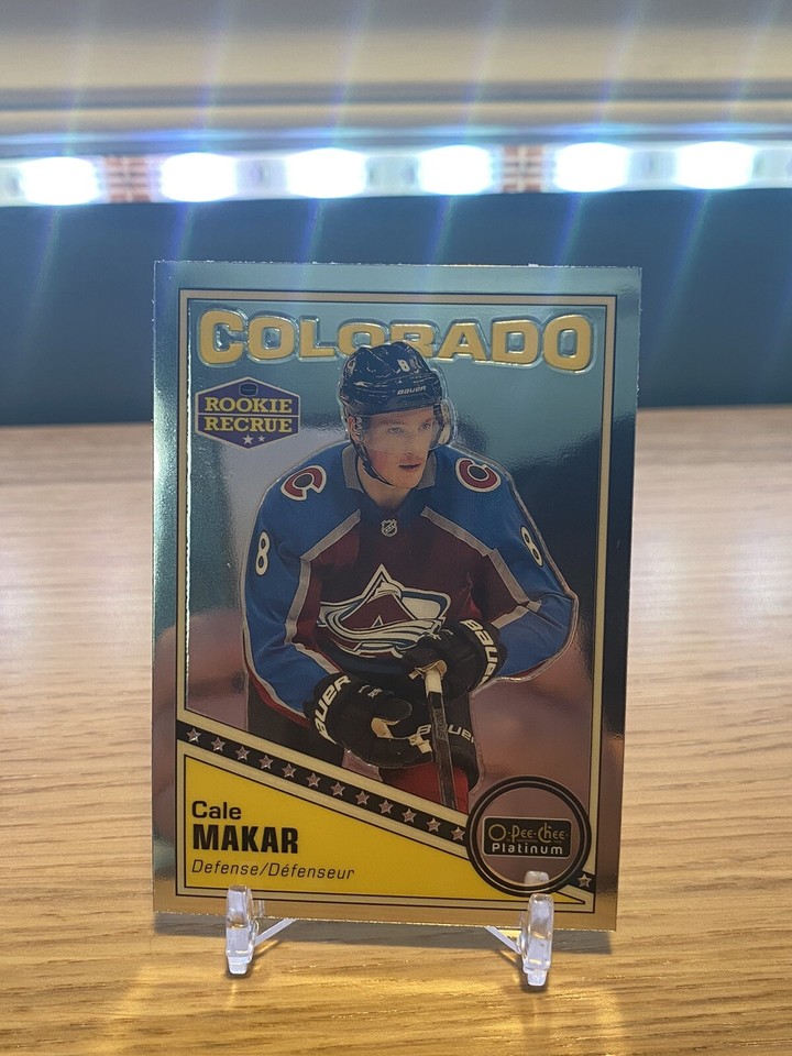 Two Card 2019-20 OPC Platinum Cale Makar Rookie Lot (Retro and Base ...