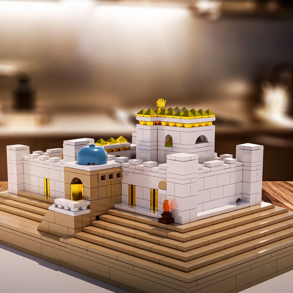 The Bais Hamikdash Jerusalem Temple by Aleph Brick™ Jewish Toys Kosher ...