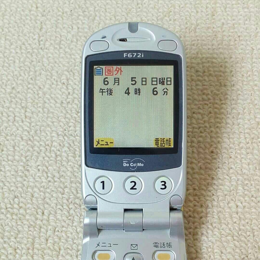 Garakei Operation confirmed docomo flip phone F672i Good Condition | eBay