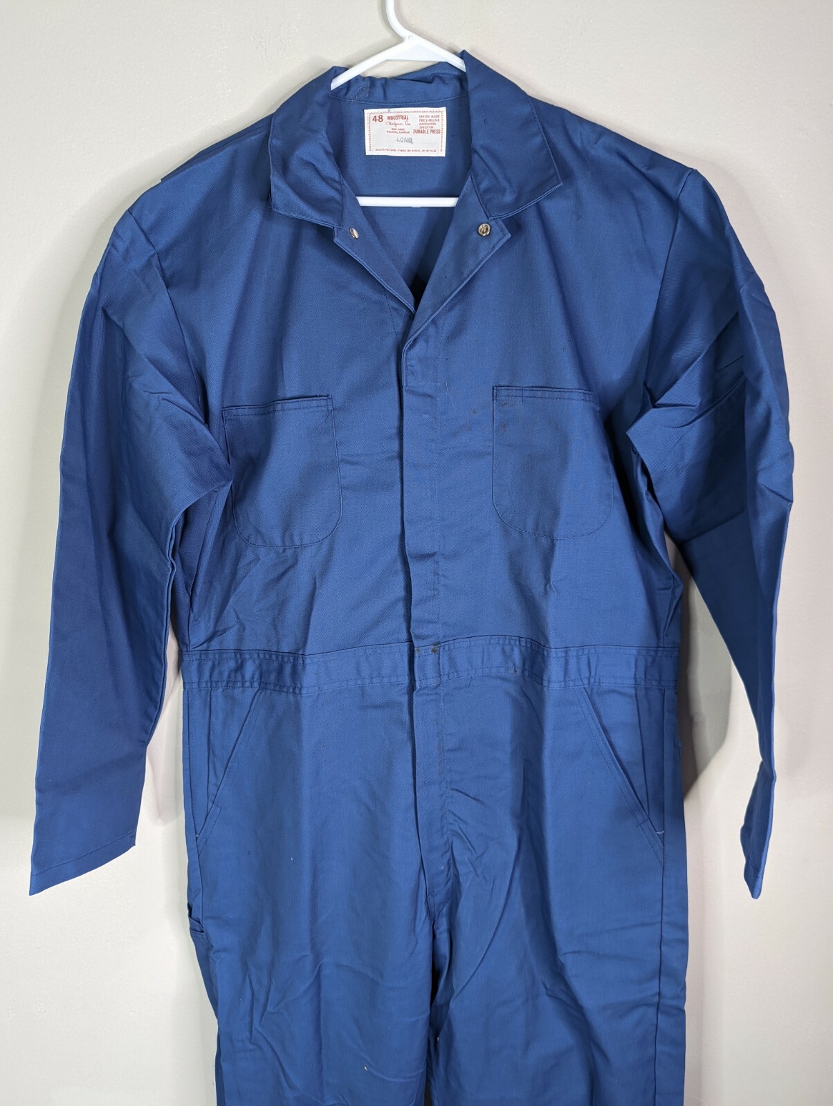 Industrial Blue Long Sleeve Utility Work Uniform Cove… - Gem