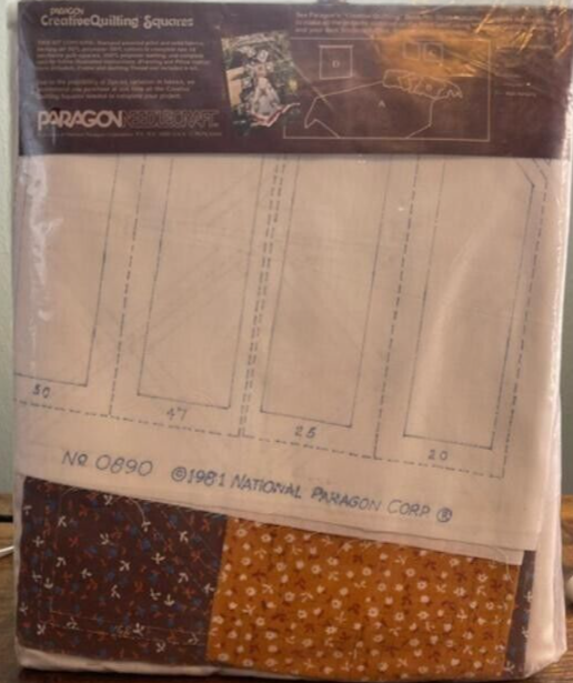 NIP Vintage Paragon Creative Quilting Squares #0890 Country Fair Quilt ...