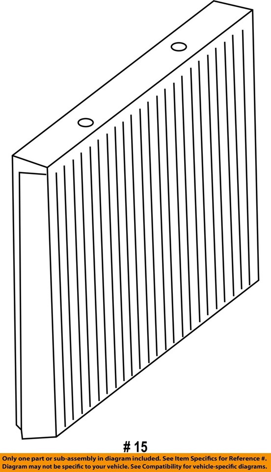 MERCEDES OEM 14-19 Maybach S550 Air Conditioner Heater-Filter Element ...